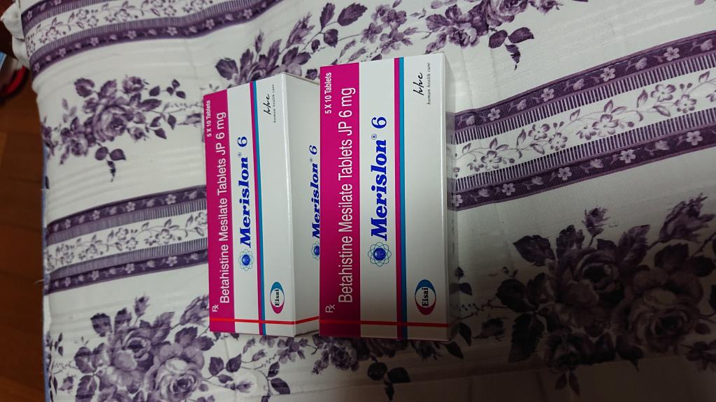 【レビュー・体験談】メリスロン(Merislon)6mg(オオサカ堂)